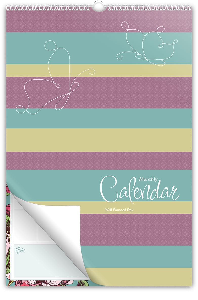 Well Planned Gal Calendars - Monthly Planning - Apple Blossom - THEME ...