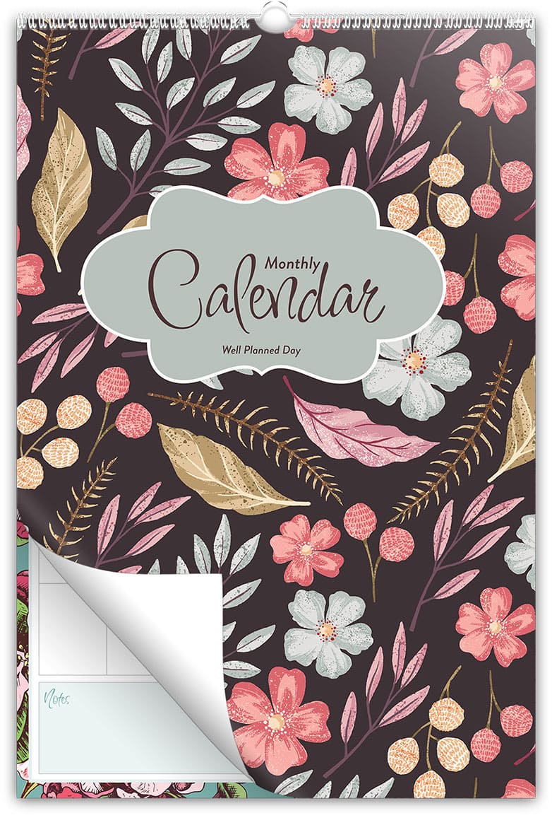 Well Planned Gal Calendars - Monthly Planning - Apple Blossom - THEME ...