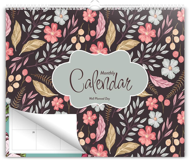 Well Planned Gal Calendars - Monthly Planning - Apple Blossom - THEME ...